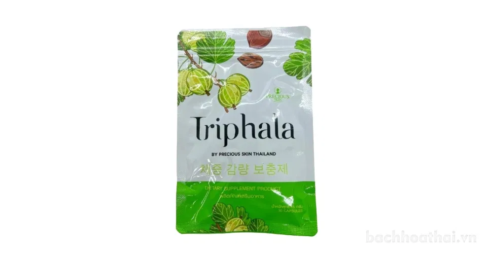 Cách sử dụng thuốc giảm cân triphala thái lan và hiệu quả