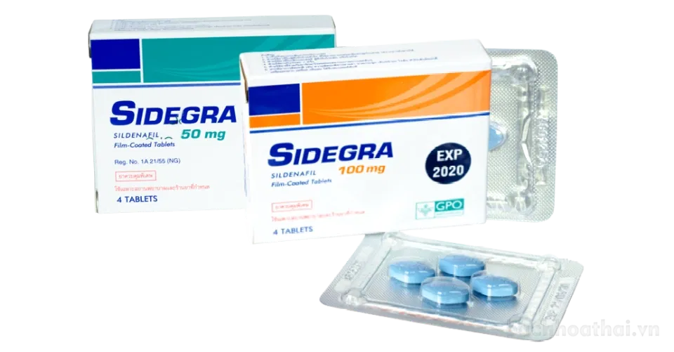 Cường dương Sidegra Sildenafil Tablets Thái Lan