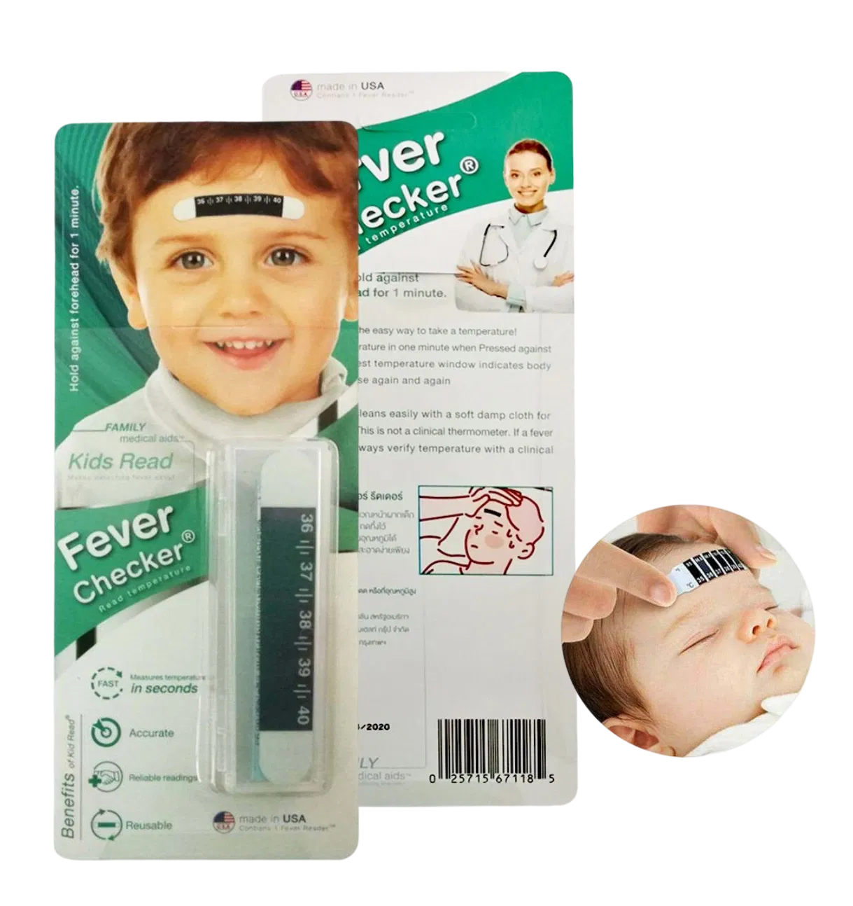 Nhiệt kế dán Fever Checker Thái Lan