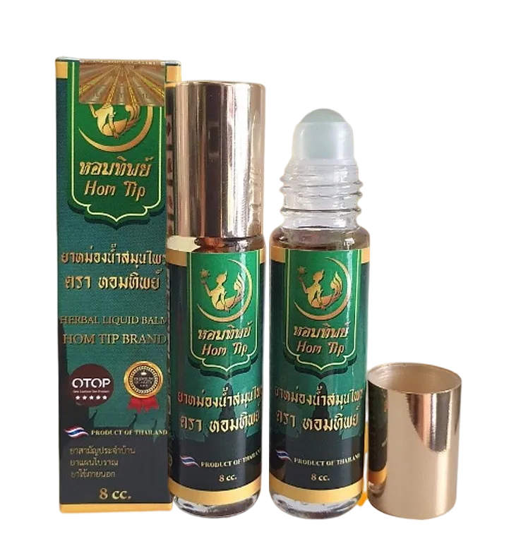 Dầu lăn thảo dược 21 vị OTOP Herbal Liquid Balm Hom Tip Brand