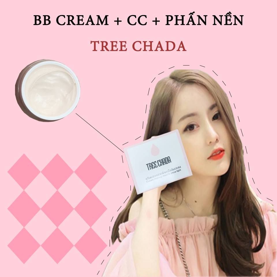 Kem che khuyết điểm TREECHADA Cream makeup snow light
