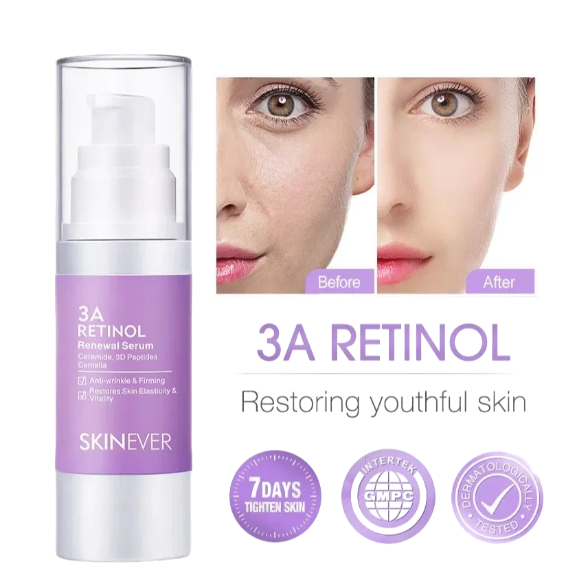 Tinh chất tái tạo da làm mờ nếp nhăn SKINEVER 3A Retinol Renewal Serum
