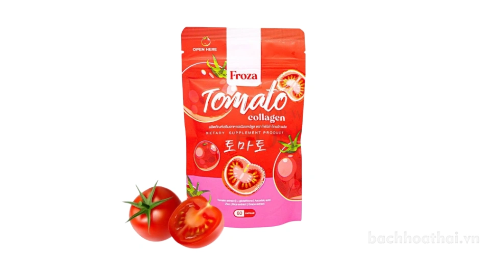 Froza Tomato Collagen dưỡng trắng, sáng da tự nhiên